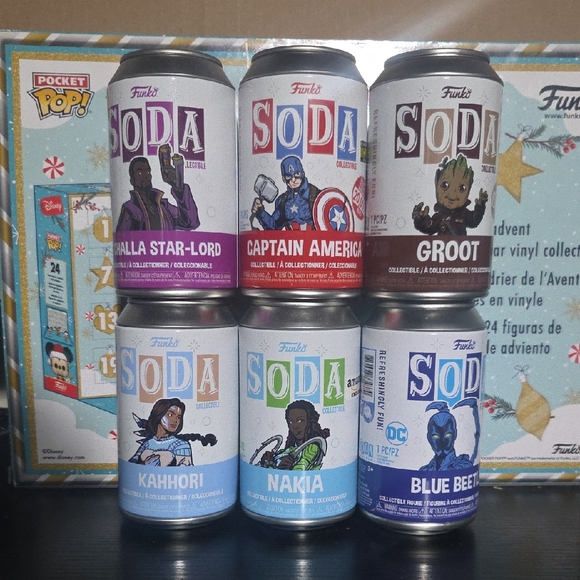 Funko | Toys | Funko Soda Marvel And Dc Collectible Cans Set | Poshmark